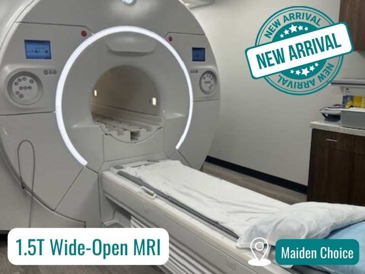 Announcing a NEW 1.5T Wide-Open MRI at our Maiden Choice location!